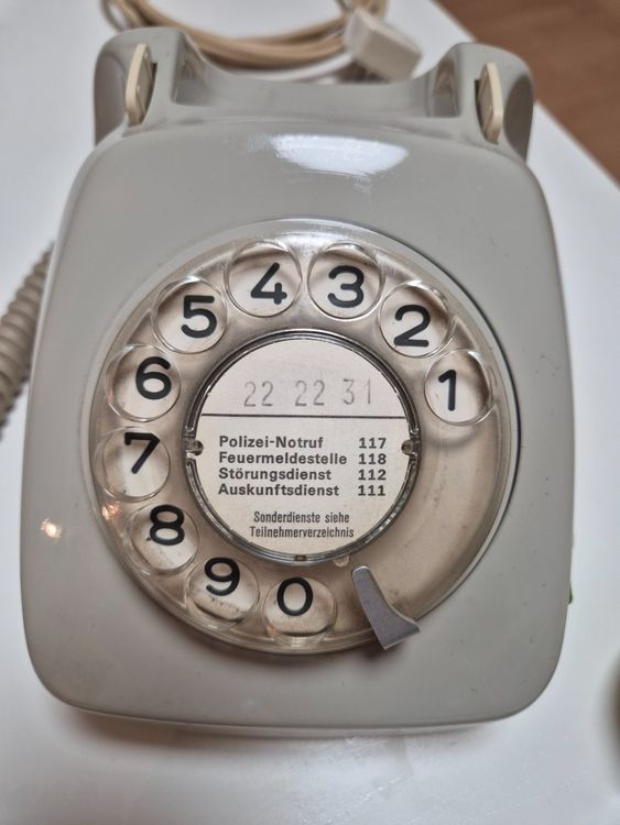Retro Telefon W48, Vintage Klassiker, PTT Swisscom 22 22 31 (Gebraucht ...