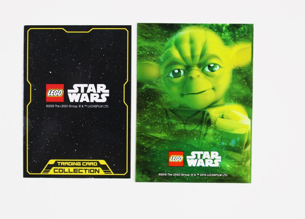LEGO STAR WARS Trading Cards Serie 1 2018 LE No 1 YODA RAR! (Gebraucht ...