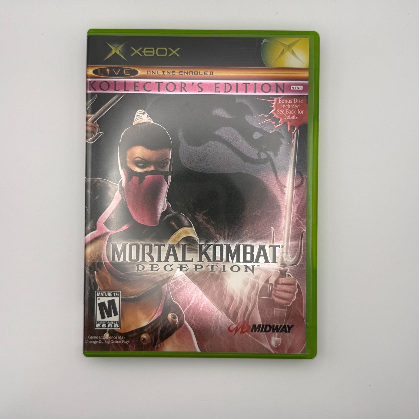 Mortal Kombat Deception Kollectors Edition Xbox NTSC CIB (Neu (gemäss ...