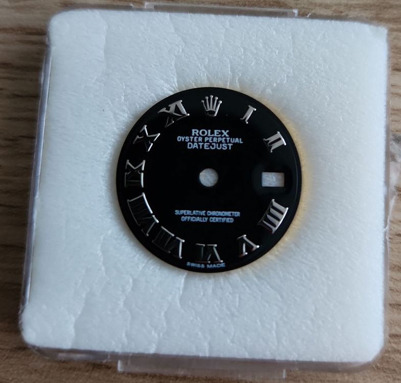 Rolex Datejust Zifferblatt, Schwarz, Neu (Neu und originalverpackt) in Stäfa für CHF 249 – mit ...