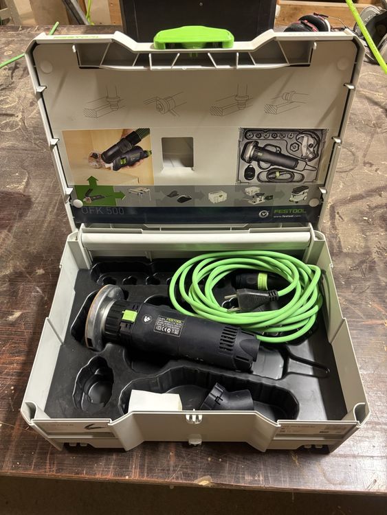 Festool OFK 500 Q-Plus Kantenfräse - Wie Neu, Top Zustand! (Gebraucht ...