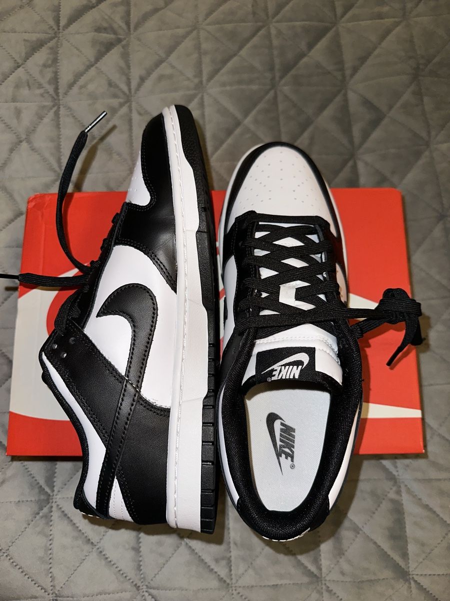 Nike Dunk Low Retro, Blanc/Noir, Taille 45, Neuves! (Neuf avec ...