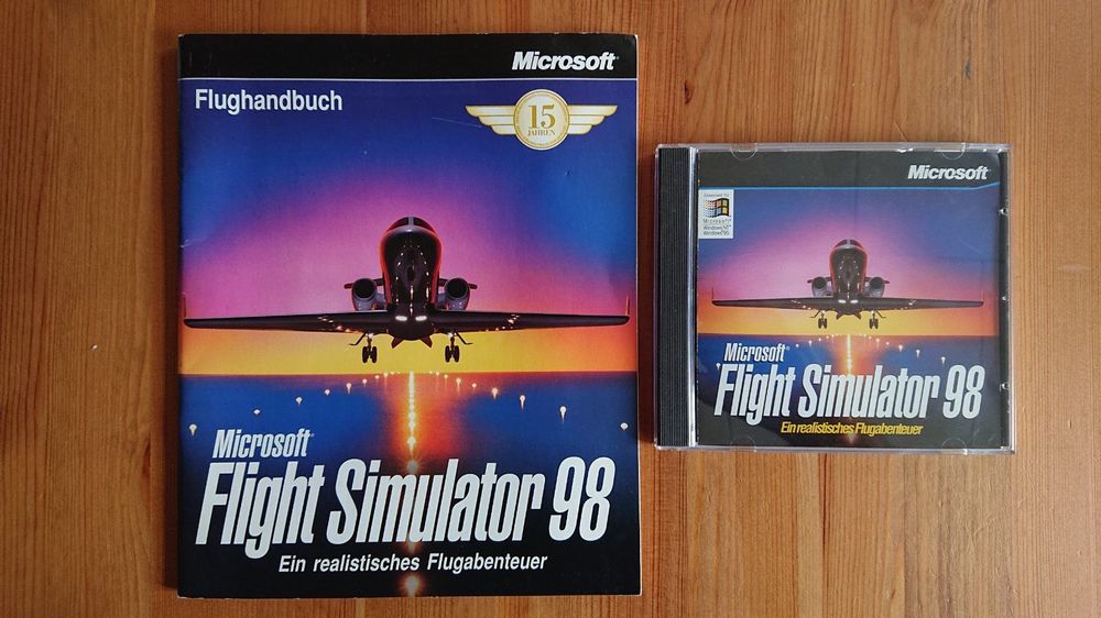 MICROSOFT FLIGHT SIMULATOR PC Game CD-ROM Win 95/NT (Gebraucht) in für ...
