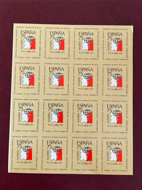 1975 Spanien, Madrid, selbstklebend, postfrisch (Neu (gemäss ...