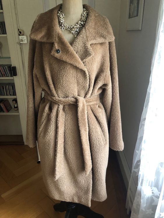 Max Mara Teddy Mantel, 42, wie neu, Alpaca Wolle, Np: 1190.- | Kaufen ...