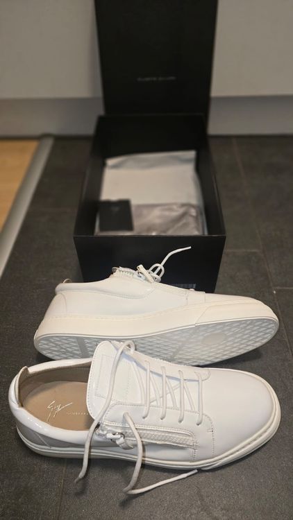 Baskets Giuseppe Zanotti blanches taille 45 neuves (Neuf avec emballage ...