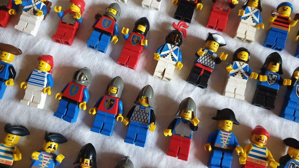 45 LEGO Ritter Piraten Ritterfiguren Castle System 80er 90er (Gebraucht ...