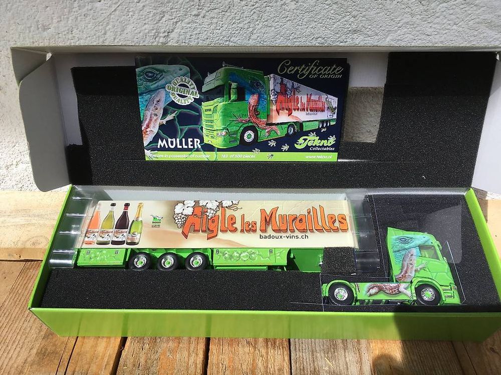 Scania Müller Aigle les Murailles Tekno 1:50 (Neu und originalverpackt ...