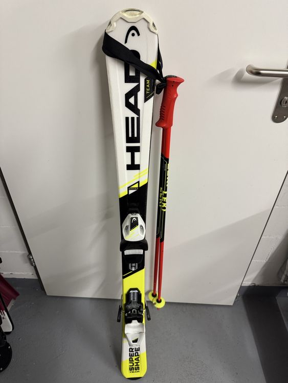 Head Super Shape Team Ski, 117cm, inkl. Stöcke! (Gebraucht) in Urdorf ...