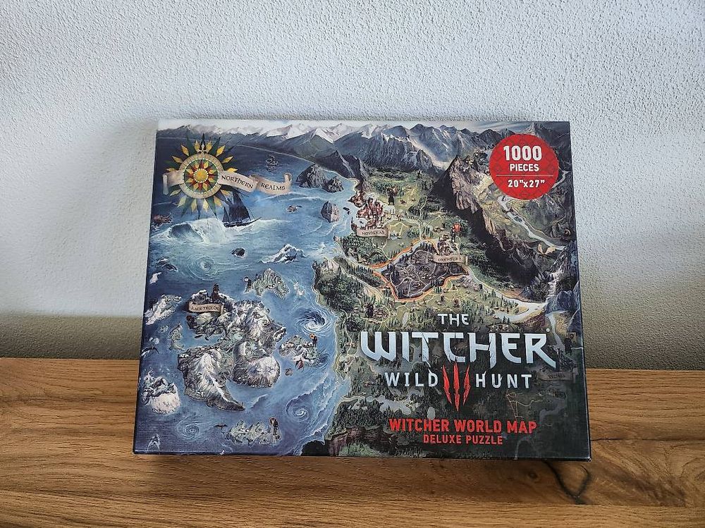 Puzzle Witcher World Map | Witcher III Wild Hunt (Gebraucht) in ...