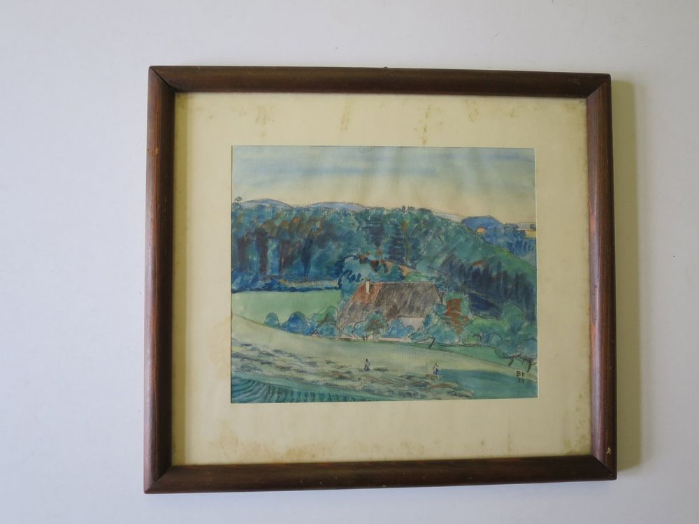 Aquarell Nr. 500 von Bruno Hesse 1905-1999 | Kaufen auf Ricardo