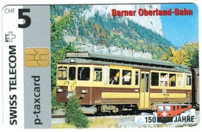 Taxcard Chip-523 Berner Oberland-Bahn 500 Ex ungebraucht | Kaufen auf ...
