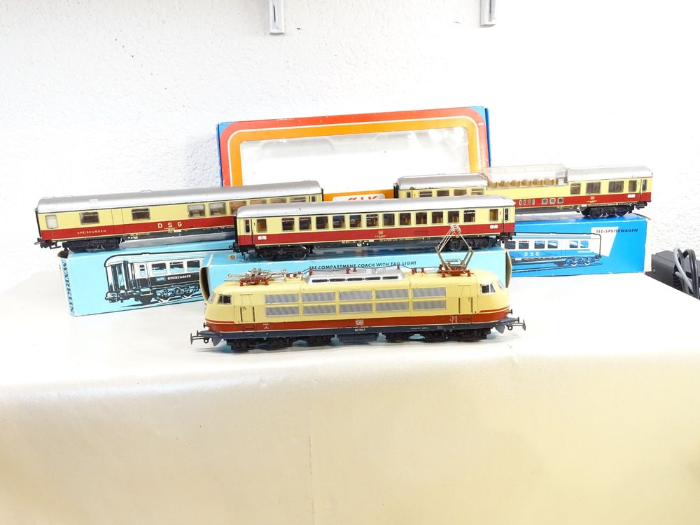 Märklin 3054 TEE BR103 113-7 DB + 3 Wagen, H0,WS/AC, OVP (Gebraucht) in ...