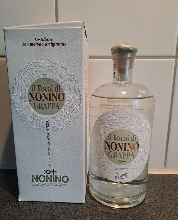 Sehr alte Flasche Grappa Nonino il Tocai Grappa Monovitigno | Kaufen auf Ricardo