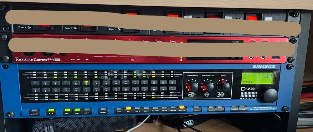 Samson D3500 DigitalParametric EQ/Feedback Management System (Gebraucht ...