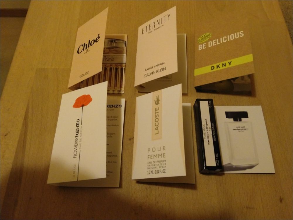 NARCISO RODRIGUEZ- CHLOE-KENZO-LACOSTE--CALVIN KLEIN Proben | Kaufen ...