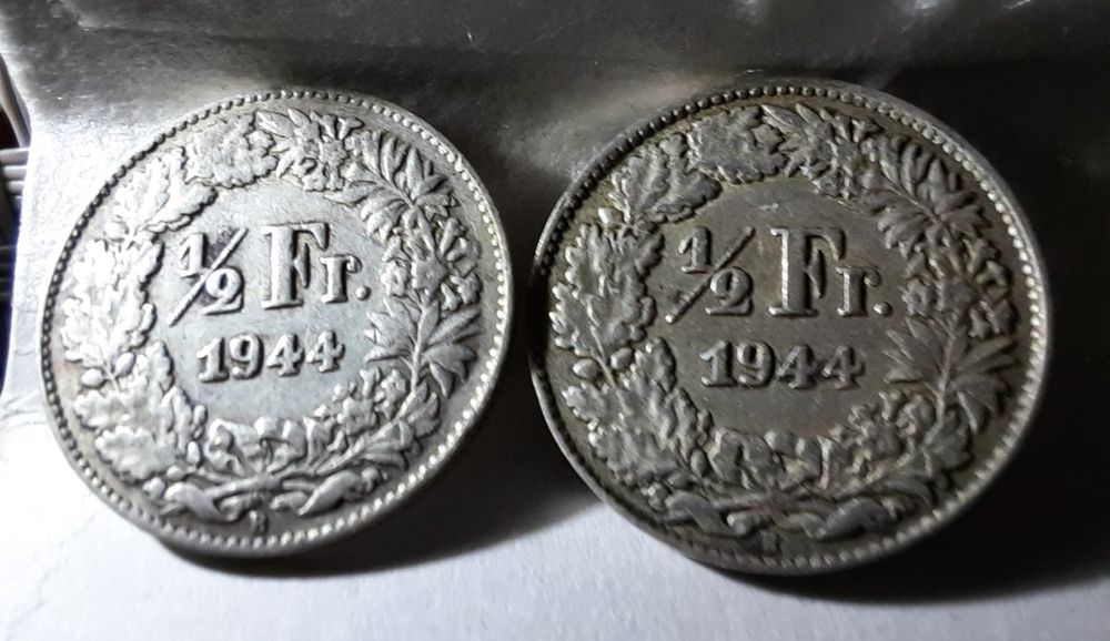 2 Ex. 50 Rappen 1944 | Kaufen auf Ricardo