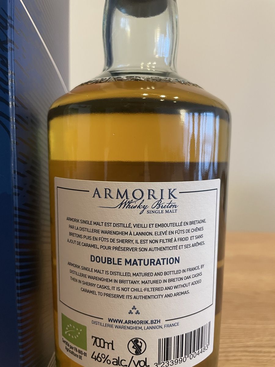 Armorik Whisky Breton Double Maturation Single Malt 70cl (Neu und ...