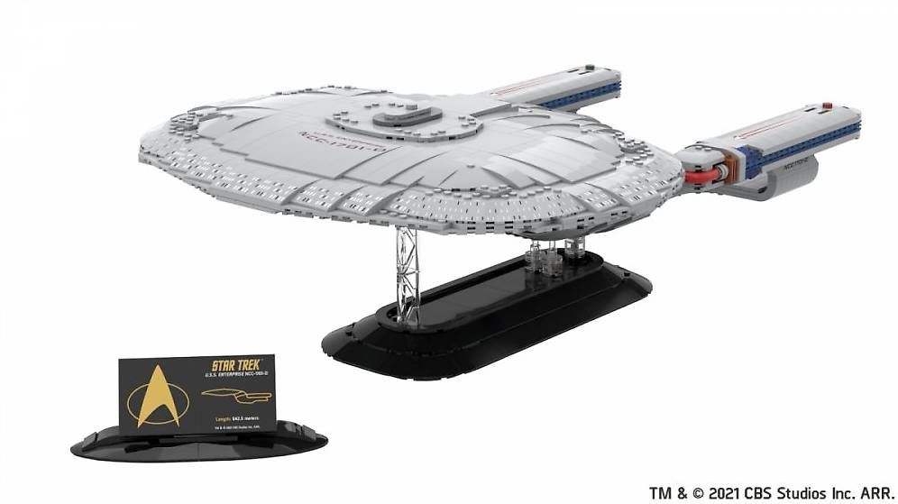 BlueBrixx-Pro 104184 Star Trek USS Enterprise NCC-1701-D (Neuf avec ...