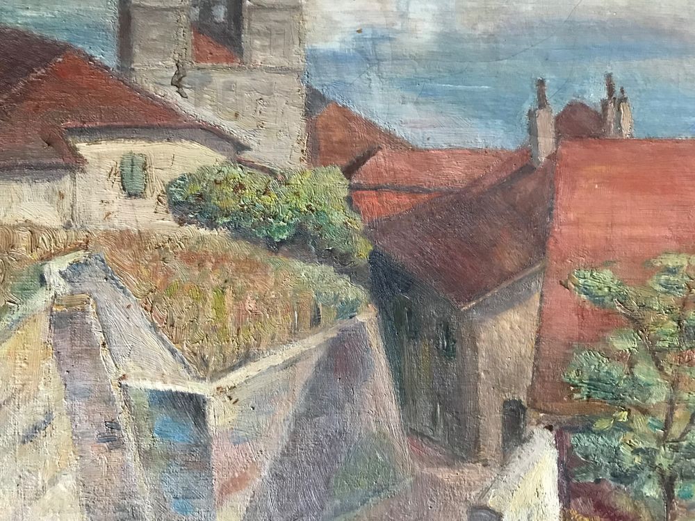 Tableau ancien d’Albert Diserens 1891- 1967 peintre Vaudois (Gebraucht ...