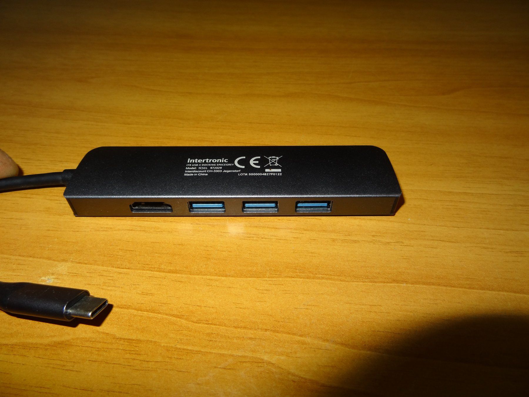 Intertronic USB-C Hub mit HDMI und USB 3.0 Anschlüssen (Gebraucht) in ...