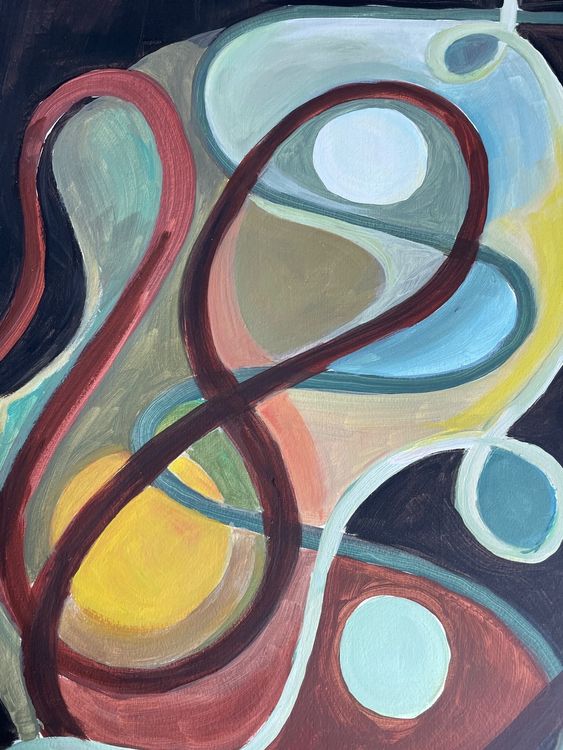 Abstrakte Mischtechnik | Kaufen auf Ricardo