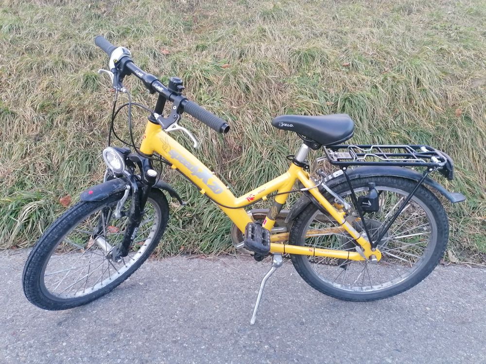 Kinderfahrrad TCS Velo Speed 20 Zoll, gelb (Gebraucht) in Müllheim Dorf ...
