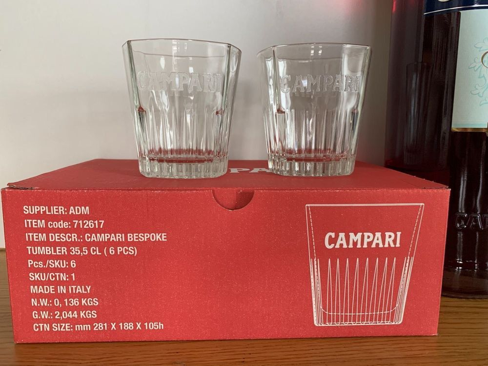 Campari Set & 3 Liter Magnum Flasche (Neu und originalverpackt) in ...