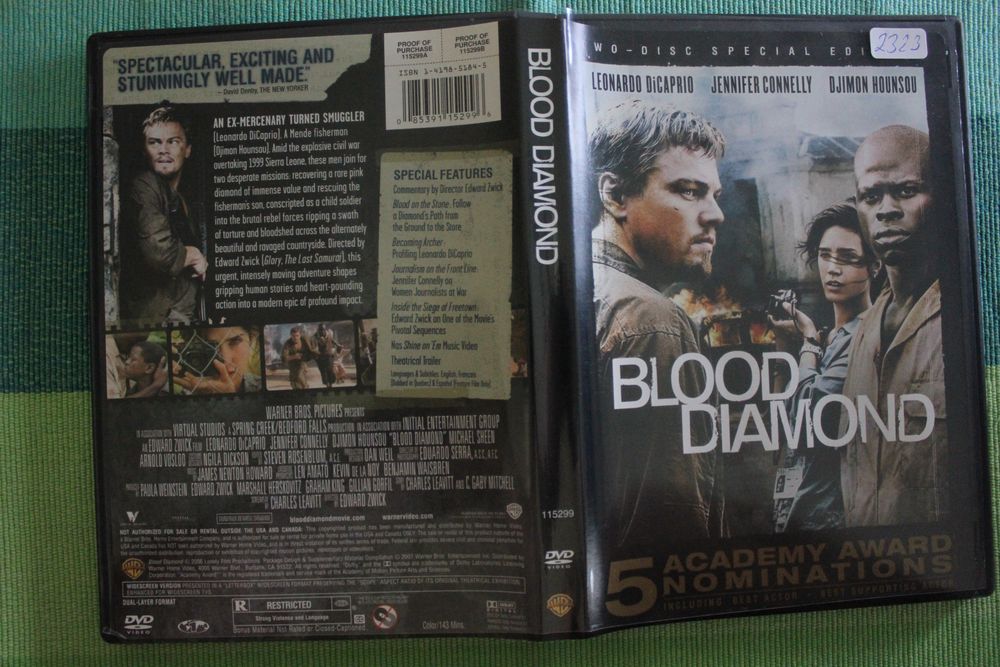 Blood Diamond (DVD, 2-Disc Set, Special Edition)(2323)Englis (Gebraucht ...