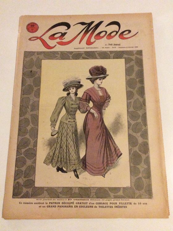 Journaux sur la Mode 1908 (Gebraucht) in Genève für CHF 16.5 – mit ...