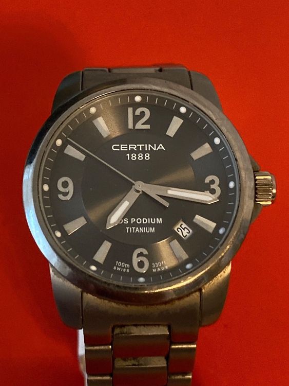 Certina DS Podium 38 mm (Gebraucht) in Pfeffingen für CHF 54 – mit Lieferung auf Ricardo kaufen