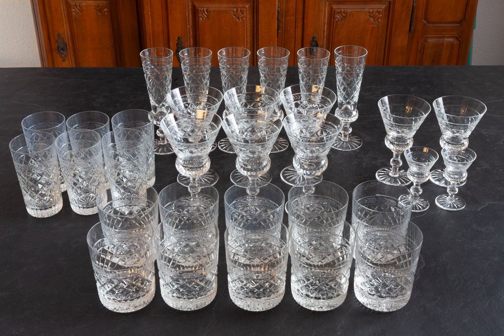 Verres en cristal des années 60s - style Kosta Boda (D'occasion) à ...