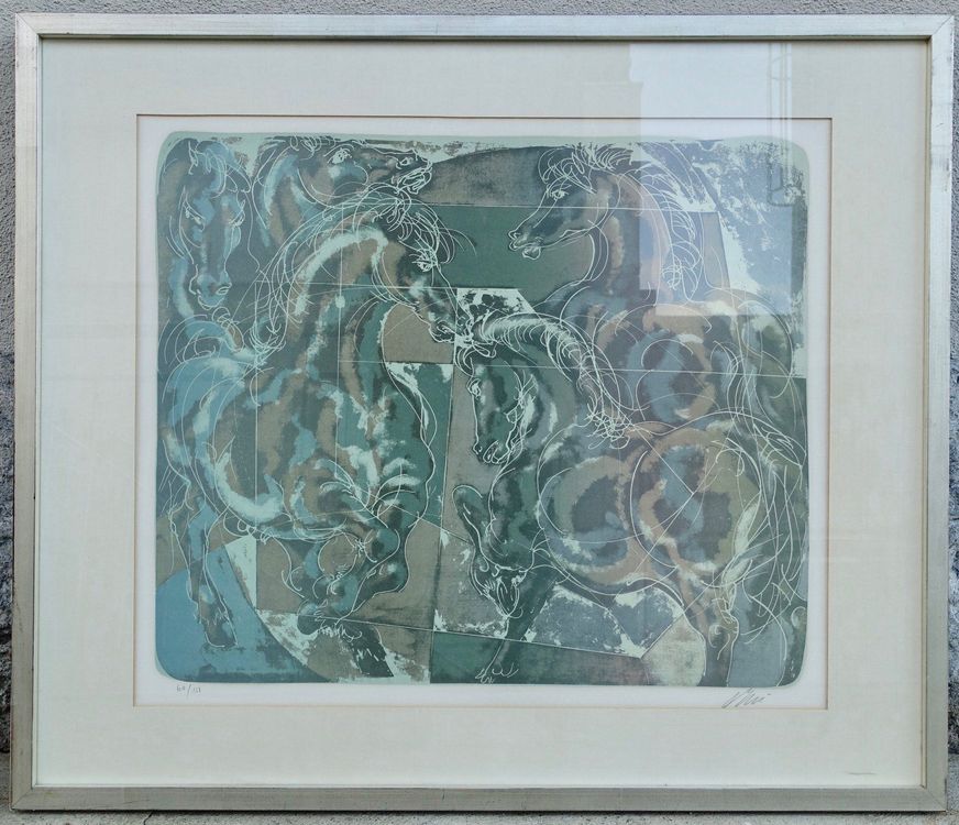 Hans Erni Pferde Lithographie signiert (D'occasion) à Münsingen pour CHF 170 – avec livraison ...