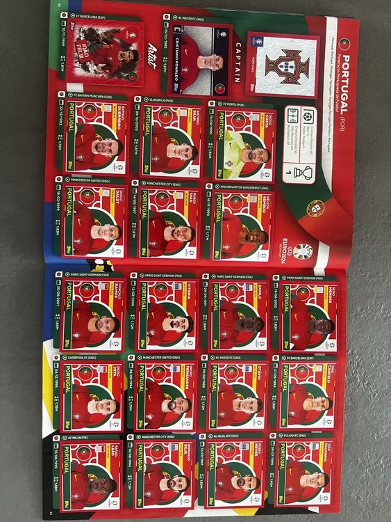 Topps Euro 2024 Sammelheft (fast) komplett | Acheter sur Ricardo