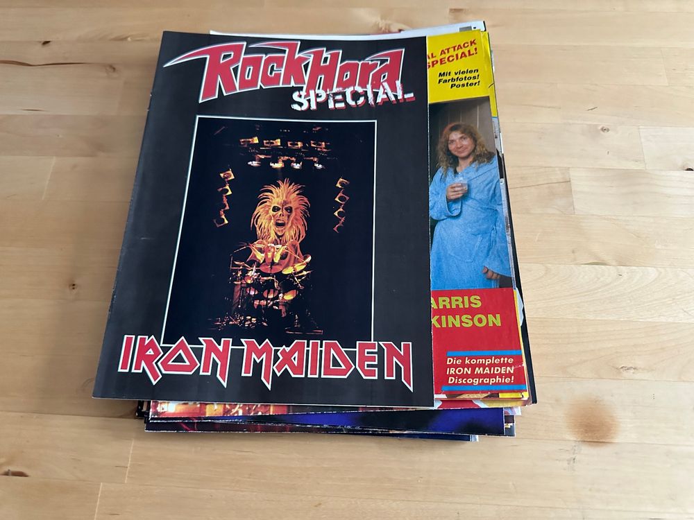 IRON MAIDEN BRUCE DICKINSON rare Poster Magazine inkl. 80's (Gebraucht ...