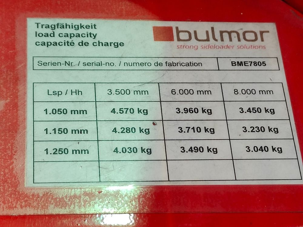 Bulmor Jumbo Elektro – Vierweg – Stapler / EMS II 55.50 (Gebraucht) in ...