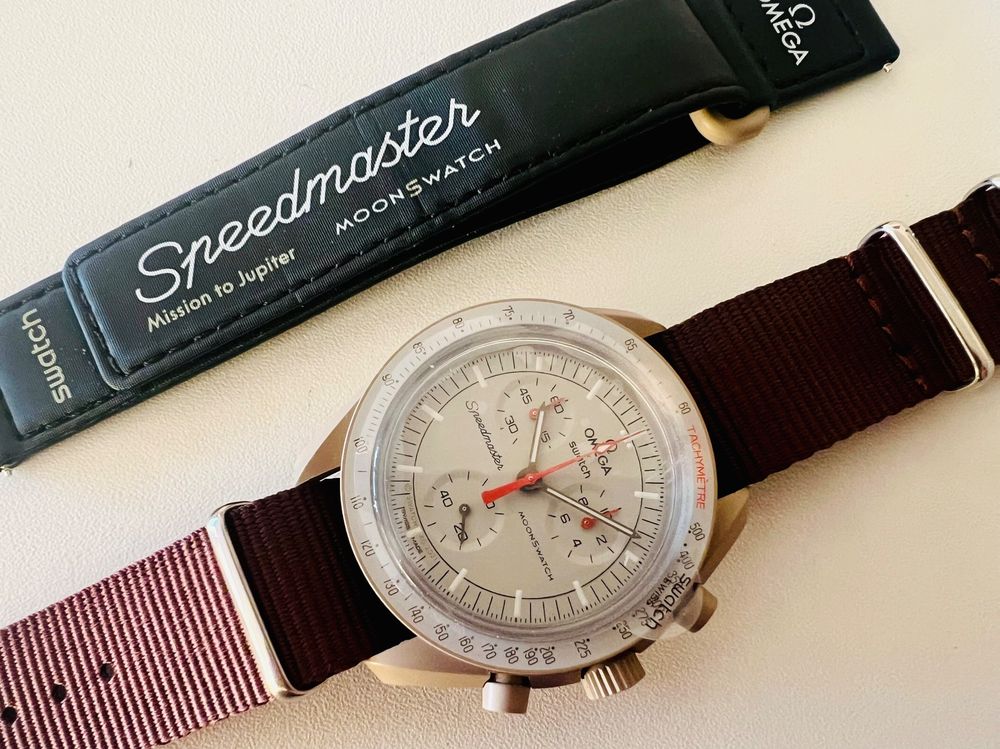 OMEGA x SWATCH Mission to Jupiter “Safari 3”, NObox & papers (Neu ...