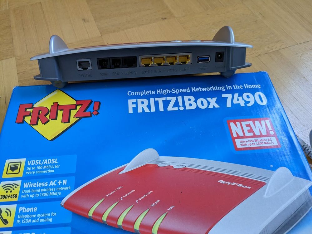 AVM Fritz!Box 7490 WLAN FON (Gebraucht) in Bern für CHF 30 – mit ...