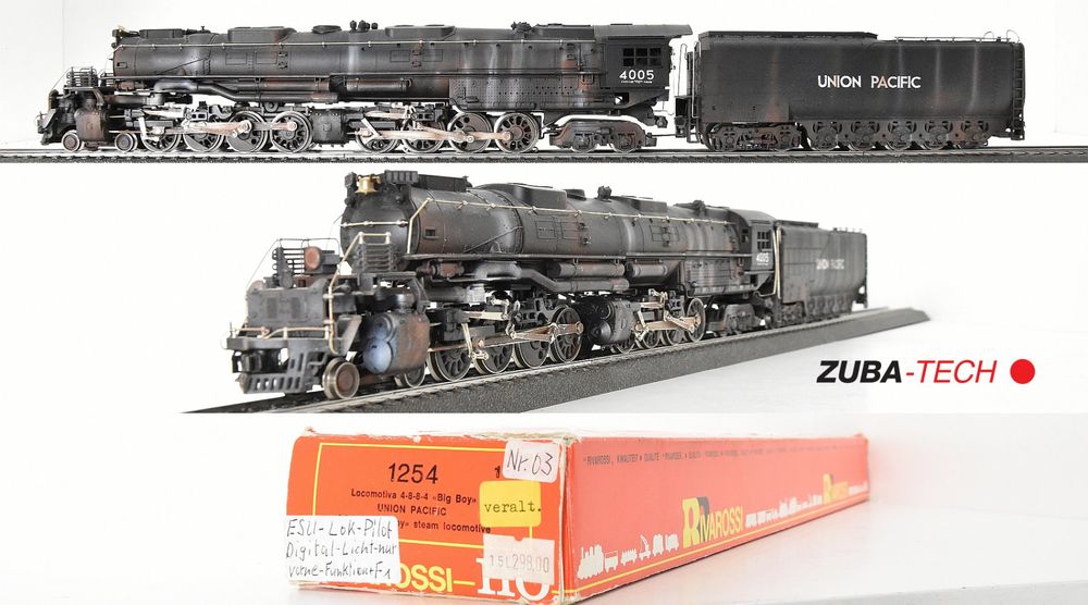 Rivarossi 1254 Dampflok 4-8-8-4 Class 4000 "Big Boy" UP OVP | Kaufen ...