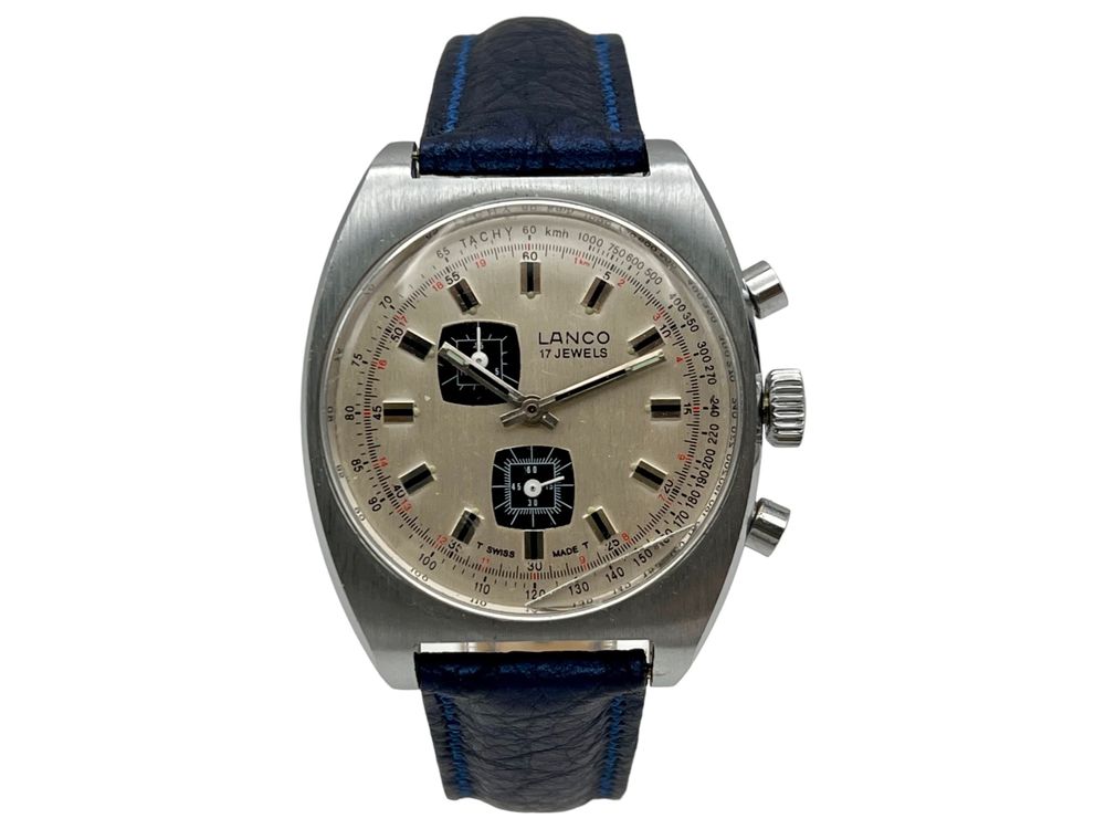 Lanco Vintage Chronograph Handaufzug Kaliber EB 8420 defekt (Defekt) in ...