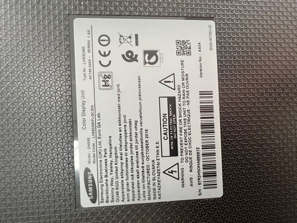 Samsung DM55E Television | Kaufen auf Ricardo