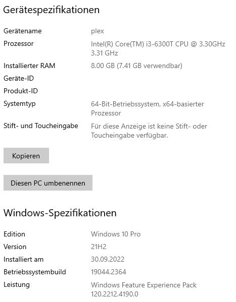 HP ProDesk Mini 16GB NAS mit NVME und 5TB Speicher (Gebraucht) in ...