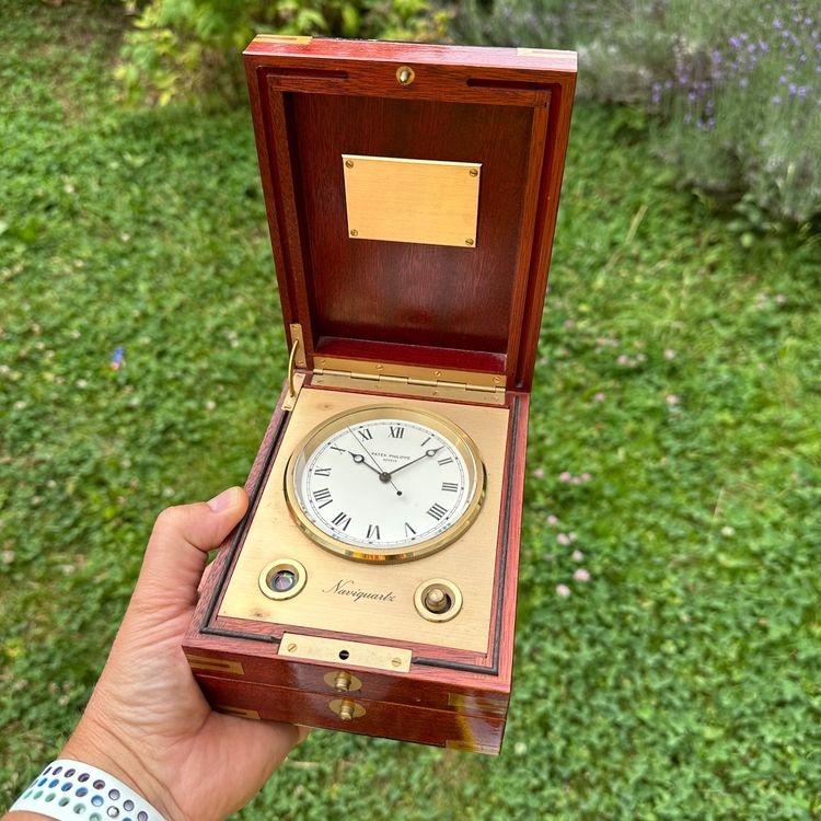 PATEK PHILIPPE Naviquartz, Ref. 1215, Quartz Desk Clock (Gebraucht) in Vésenaz für CHF 2100 ...
