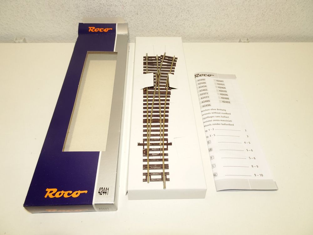 Roco Gleis Weiche Schiene HO 42441 | Kaufen auf Ricardo