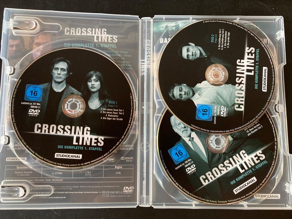 Crossing Lines, Komplette 1. Staffel DVD (Gebraucht) in Riehen für CHF ...