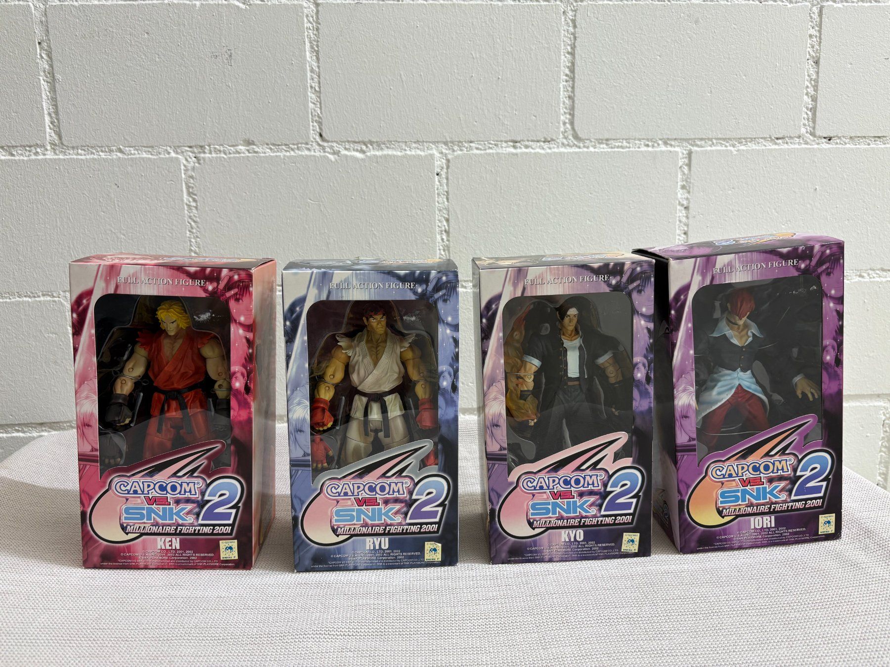 Capcom vs SNK 2 Figuren Set, Ken, Ryu, Kyo, Iori, Neu! (Neu und ...