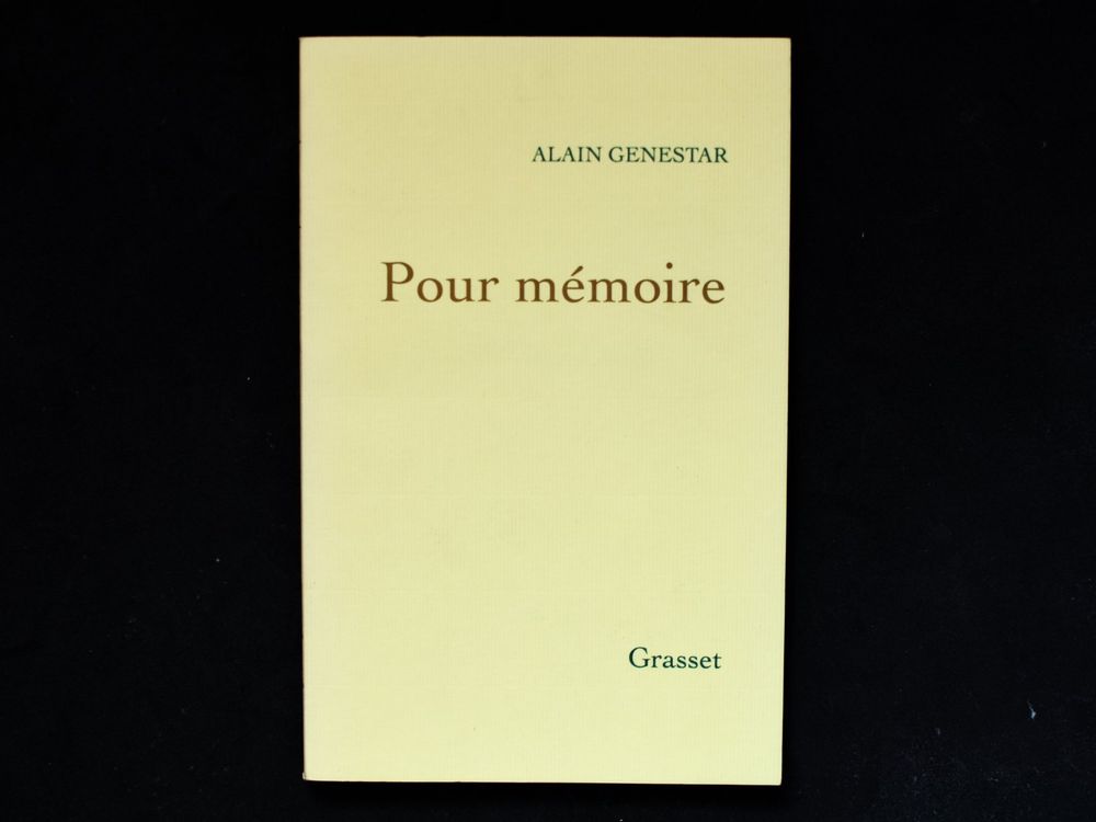 Alain Genestar - Pour mémoire (Simone Veil à Auschwitz) (Neu (gemäss ...