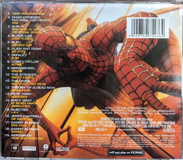 Music From And Inspired By Spider-man (CD, Soundtrack) (Gebraucht) in Vevey für CHF 3 – mit ...