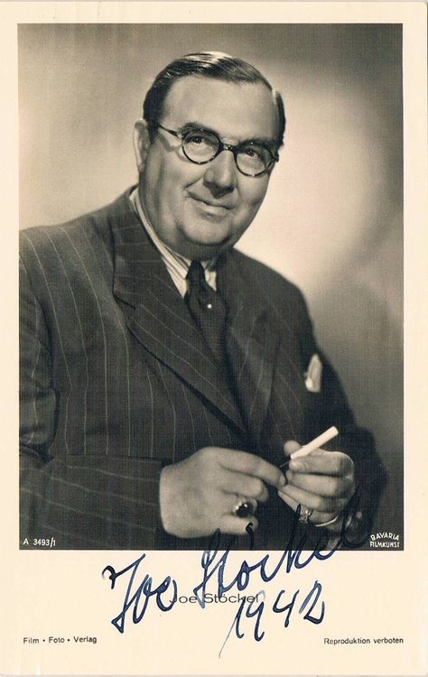 Joe Stöckel 1894-1954 Autogramm signiert Vintage Foto 9x14cm (Gebraucht) in Bischofszell für CHF ...