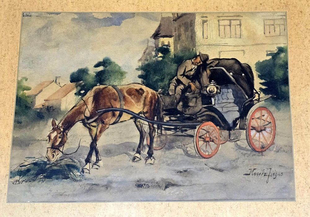 Aquarell. Unleserlich signiert&datiert 1945 (Gebraucht) in Reinach BL für CHF 20 – mit Lieferung ...